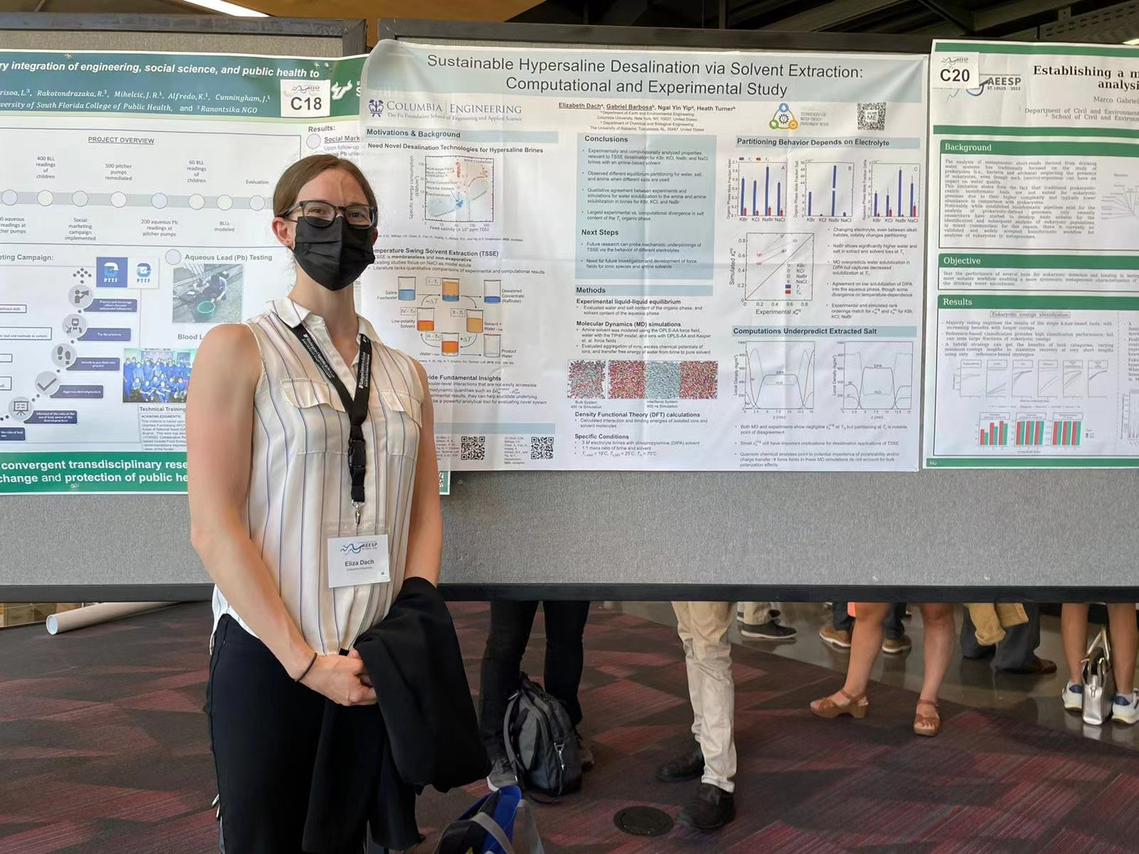 Yip lab group members presented their research at the 2022 AEESP ...