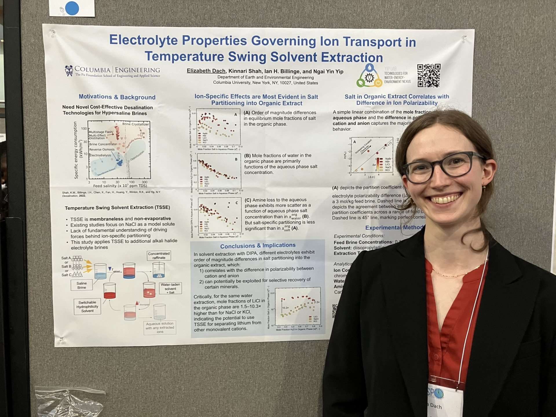 Yip lab group members presented their research at the 2023 AEESP ...