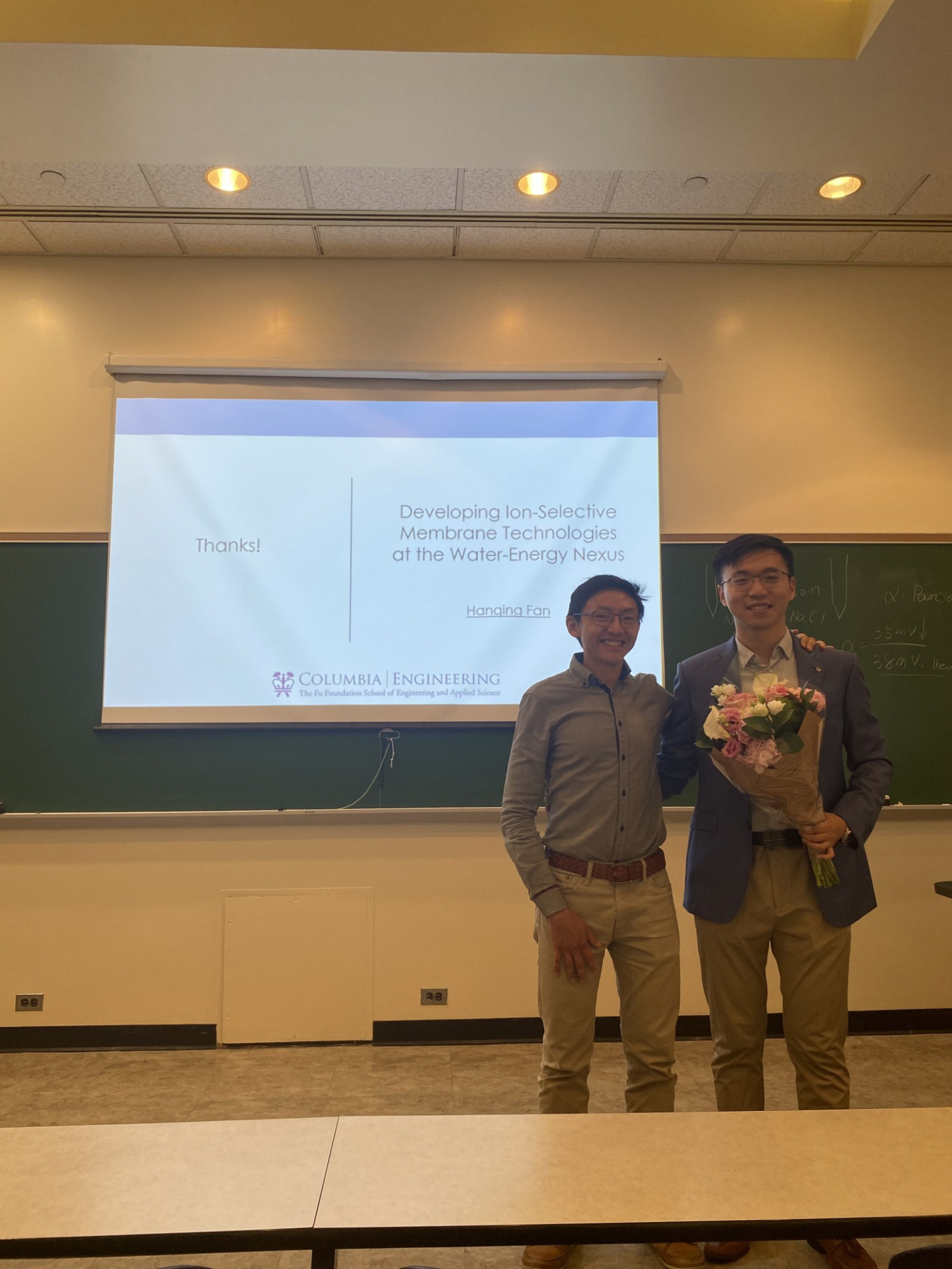 Ph.D. student Hanqing Fan graduates from the Yip group! | Yip Lab